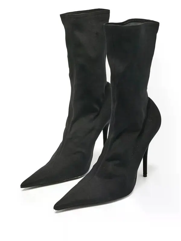 Balenciaga 110mm Knife Ankle Boots - Black