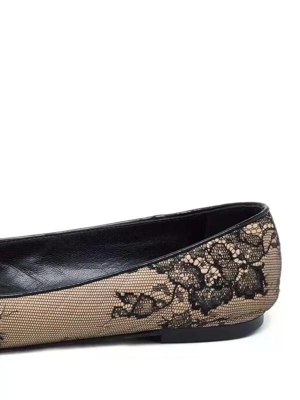 GIUSEPPE ZANOTTI Leather Ballet Flats - Neutrals