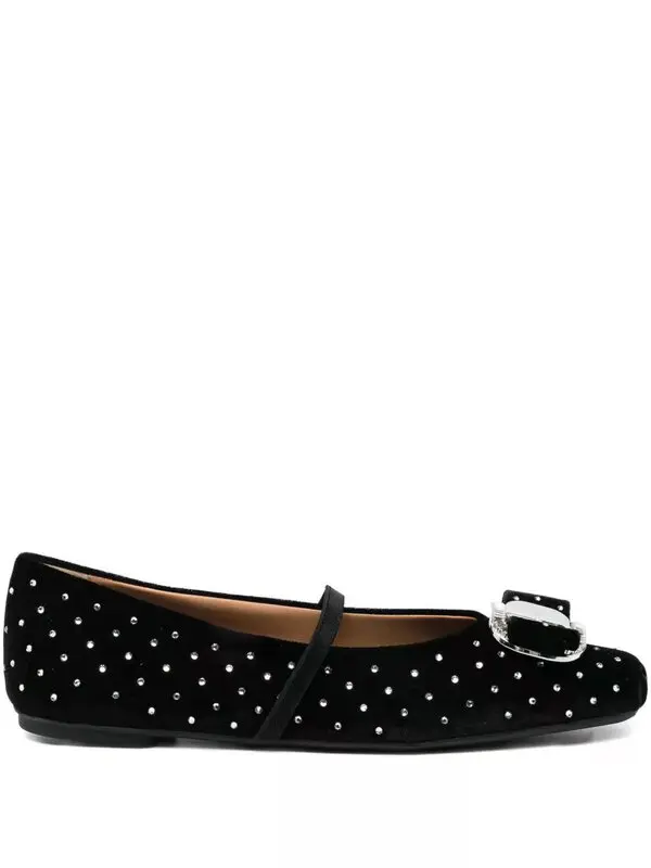 FERRAGAMO Vara Buckle Ballet Flats