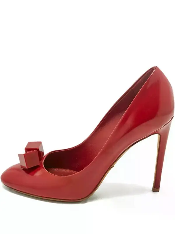 LOUIS VUITTON Dice Leather Pumps