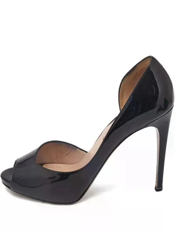 NICHOLAS KIRKWOOD Patent Leather Peep-toe Pumps