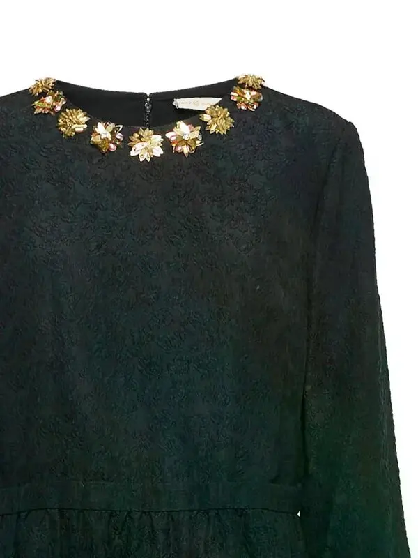 Tory Burch Embellished Neckline Dress