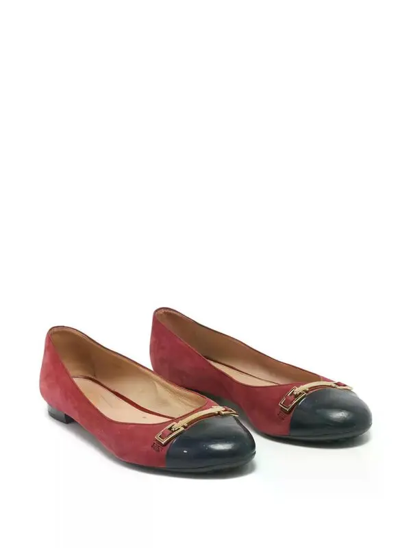 TOD'S Suede Cap Toe Pumps