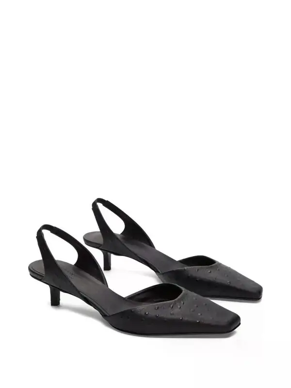 Loulou De Saison Sully Square-toe Pumps - Black