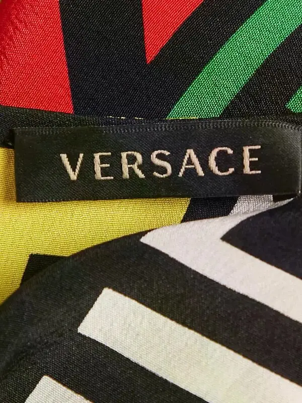 Versace Printed-detail Round-neck Top