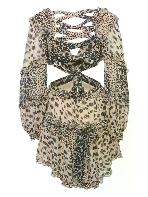Zimmermann Leopard-print Mini Dress