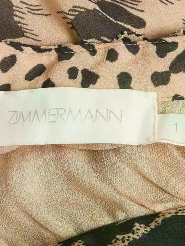 Zimmermann Leopard-print Mini Dress