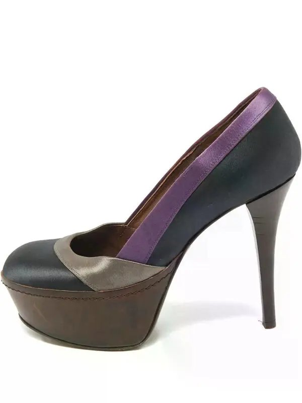 Marni Platform Satin Pumps