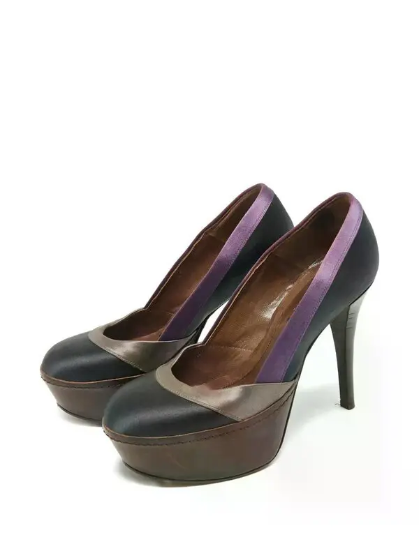 Marni Platform Satin Pumps