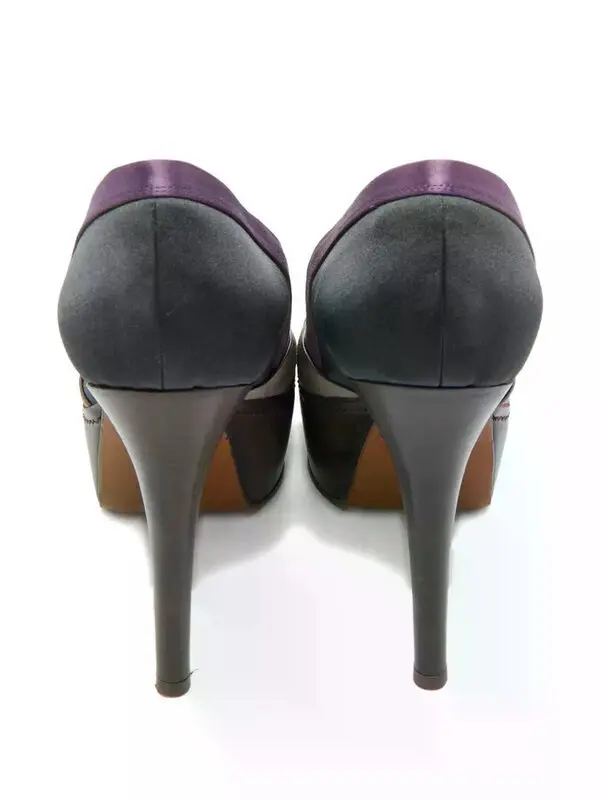 Marni Platform Satin Pumps