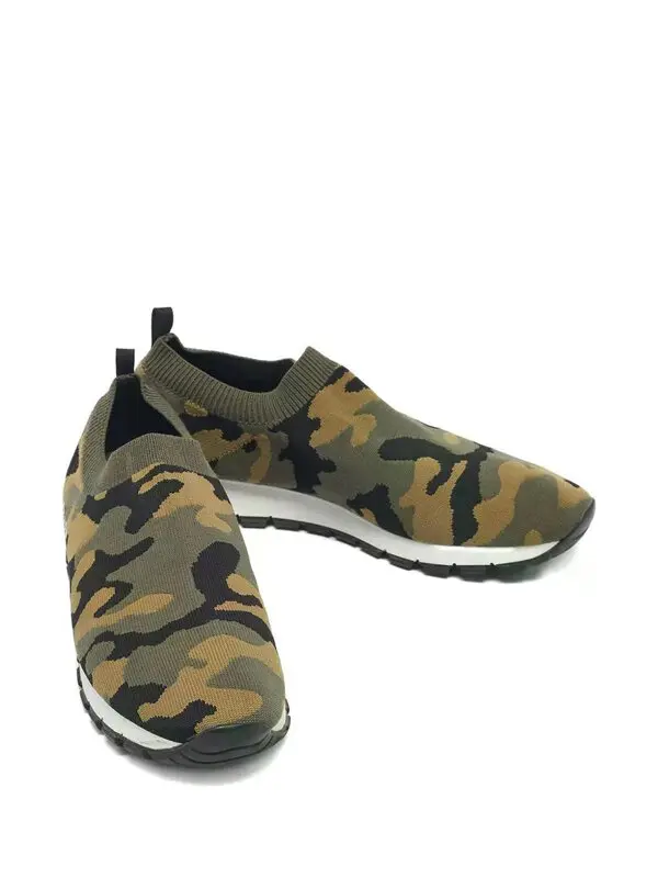 Prada Camouflage-pattern Slip-on Sneakers