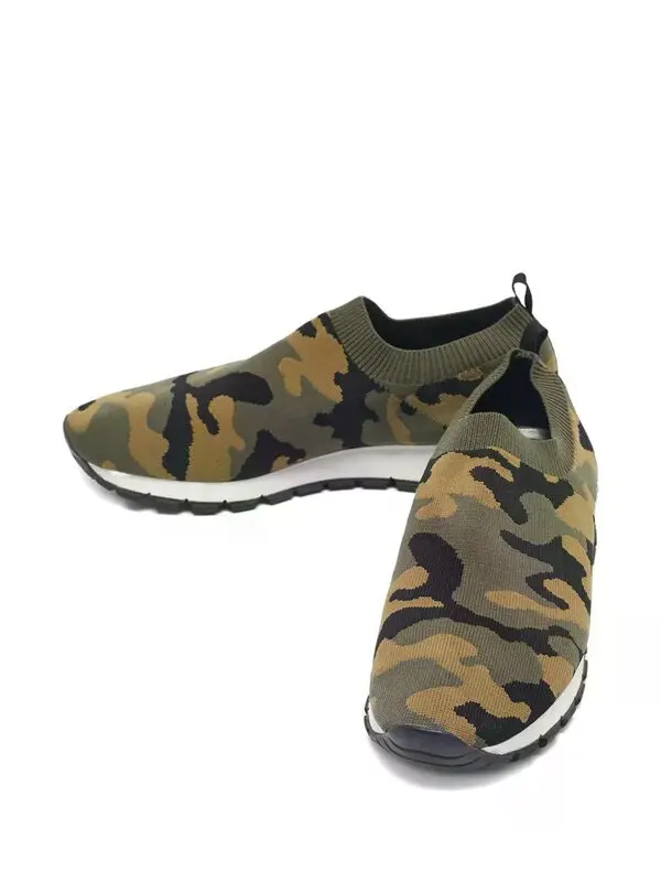 Prada Camouflage-pattern Slip-on Sneakers