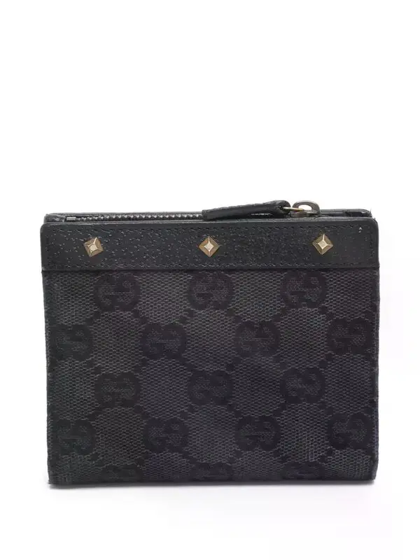 Gucci Canvas Stud Wallet