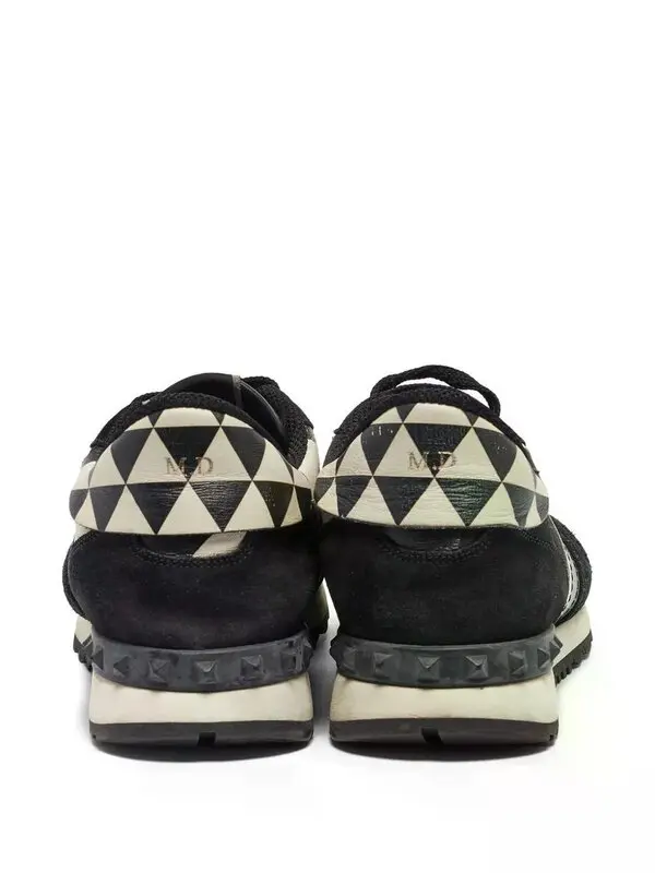 Valentino Garavani Camo-print Sneakers - Black