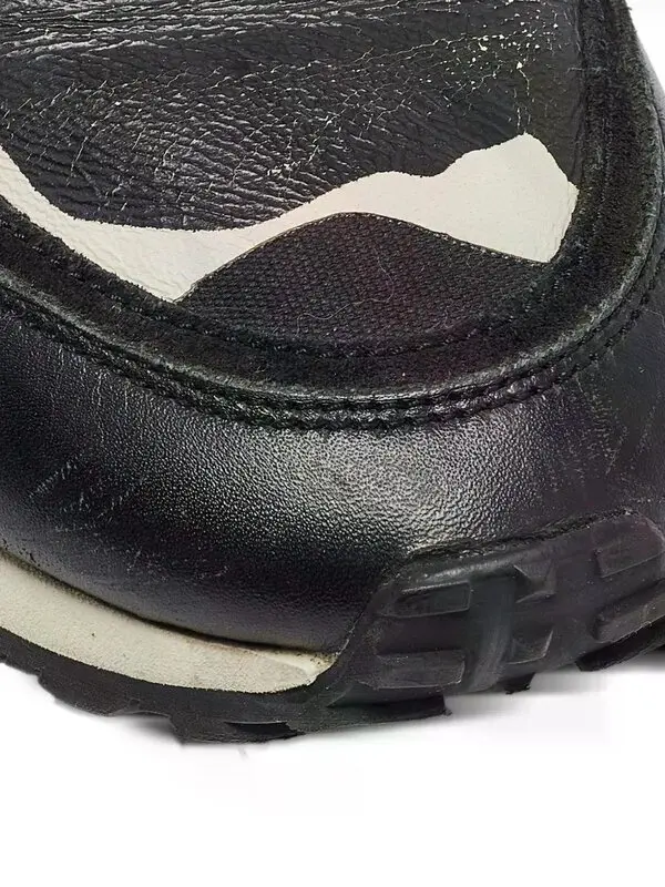 Valentino Garavani Camo-print Sneakers - Black