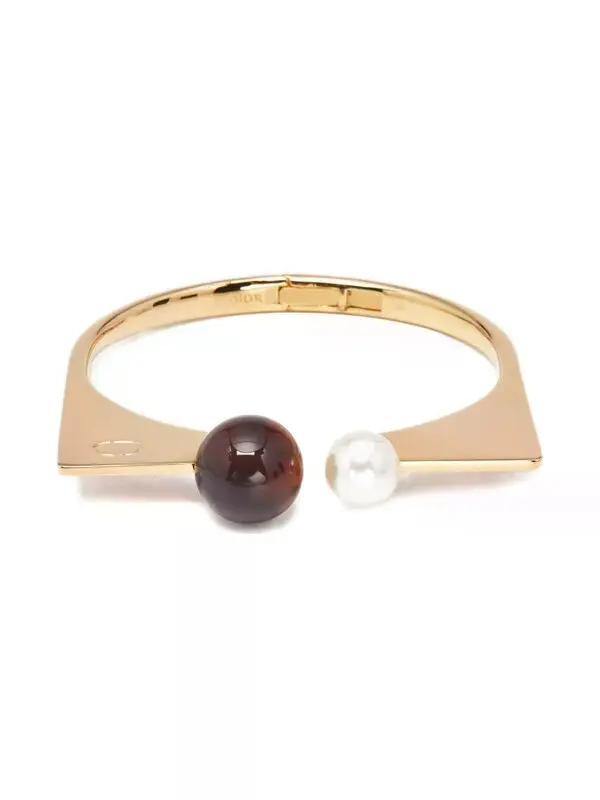 Dior Tribales Faux-pearl Bracelet - Gold