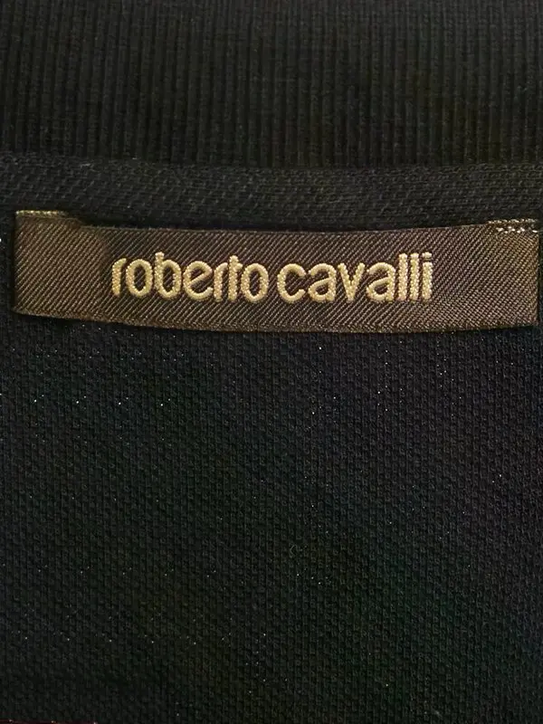 Roberto Cavalli Embroidered-logo Polo Shirt