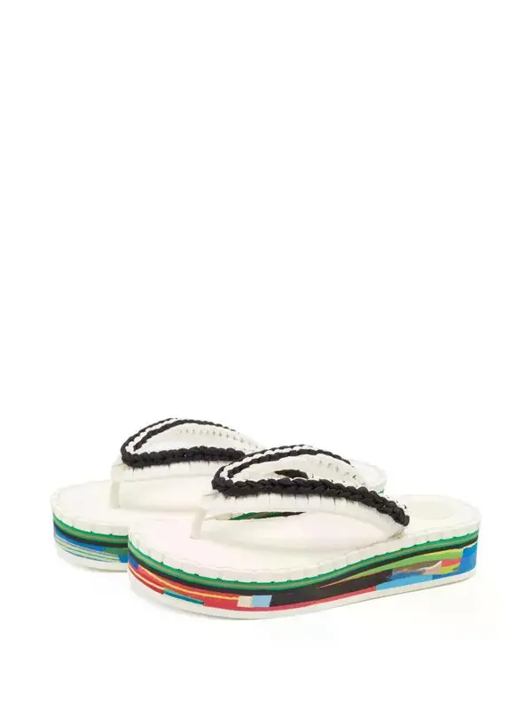 Chloé Braided Thong Sandals