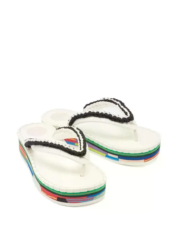Chloé Braided Thong Sandals