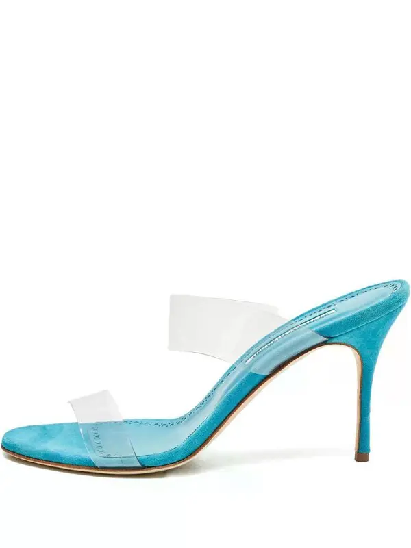 Manolo Blahnik Suede Sandals