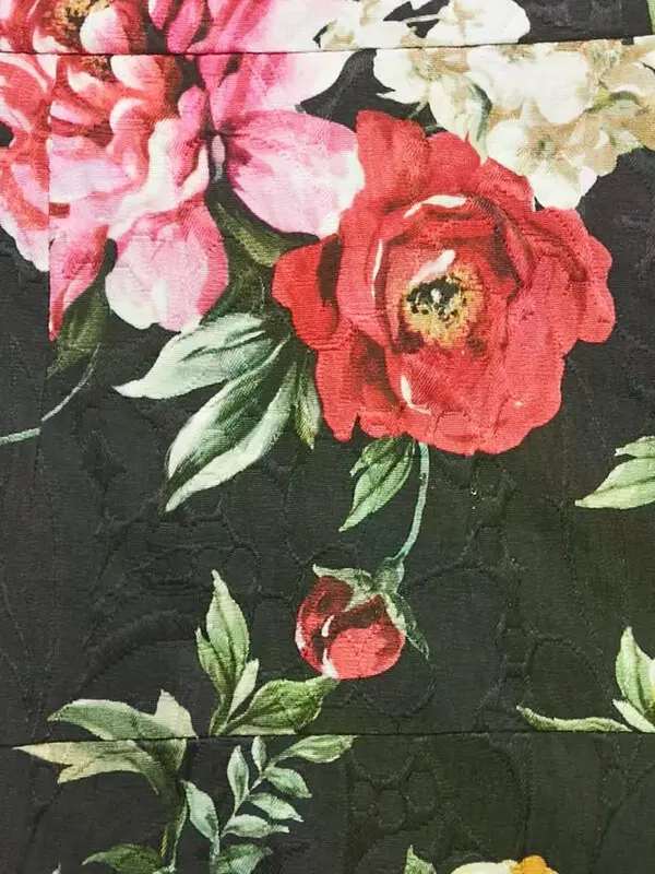 Dolce & Gabbana Floral Jacquard Mini Skirt