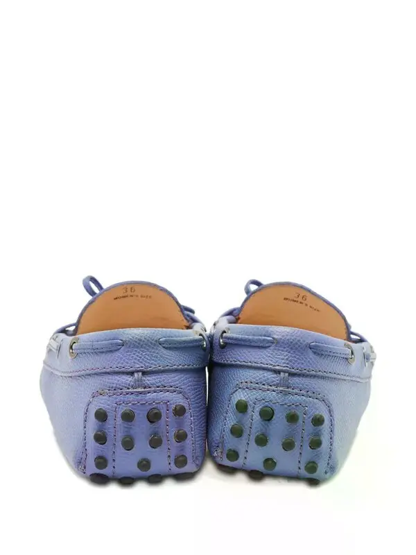 TOD'S 2024 Bow-embellished Loafers - Blue