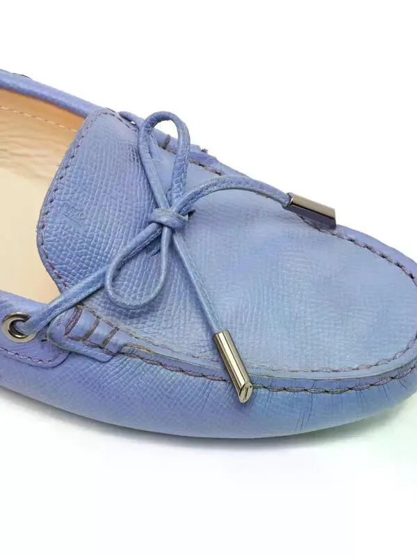 TOD'S 2024 Bow-embellished Loafers - Blue