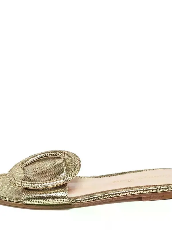 GIANVITO ROSSI Buckle-detail Suede Sandals