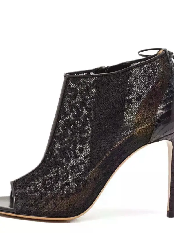 FERRAGAMO 100mm Lace Boots