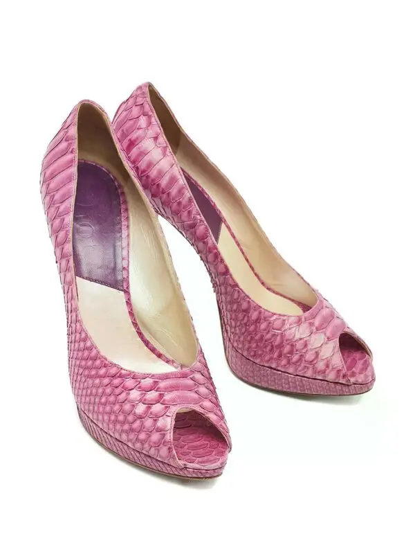Dior 110mm Miss Peep-toe Pumps - Pink