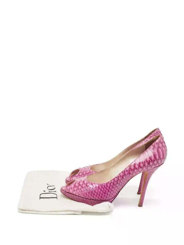 Dior 110mm Miss Peep-toe Pumps - Pink