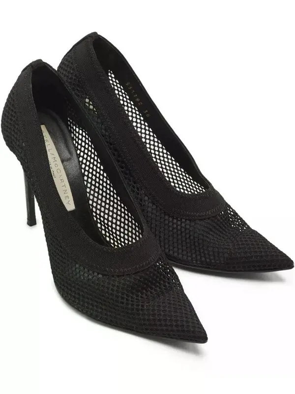 Stella McCartney 100mm Mesh Pointed-toe Pumps