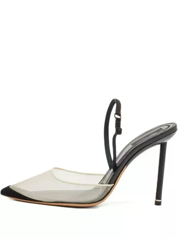 ALEXANDER WANG 110mm Slingback Mesh Pumps