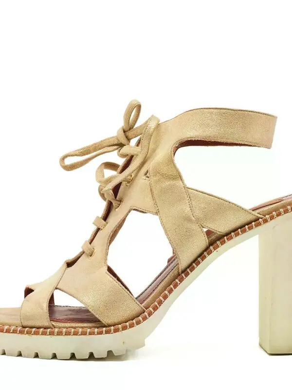 Missoni Lace-up Platform Sandals