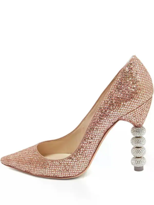 SOPHIA WEBSTER 105mm Glitter Coco Pumps