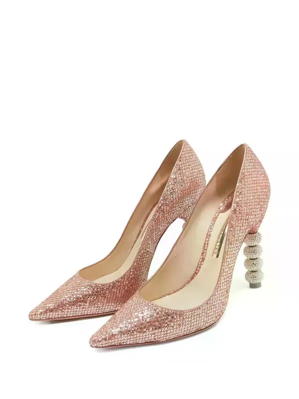 SOPHIA WEBSTER 105mm Glitter Coco Pumps