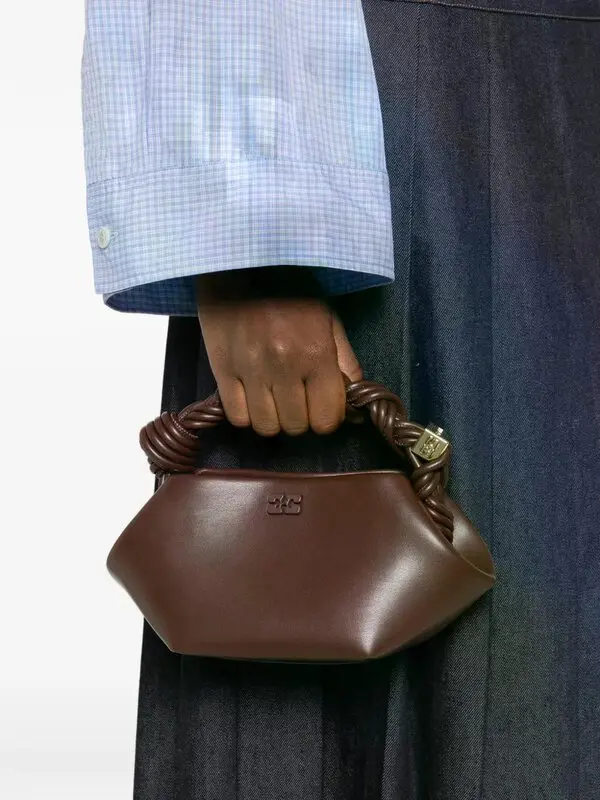 GANNI Twisted Top Handle Bag
