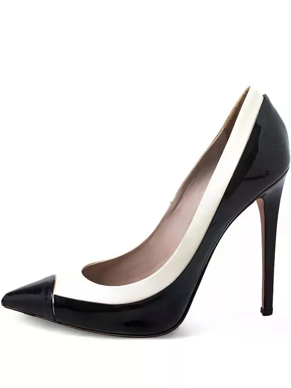 LE SILLA 115mm Patent Leather Pumps - Black