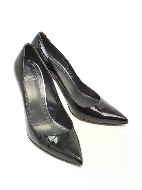 STUART WEITZMAN 105mm Patent Leather Stiletto Heels