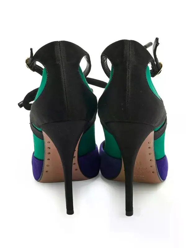 GIUSEPPE ZANOTTI Suede Ankle-strap Pumps