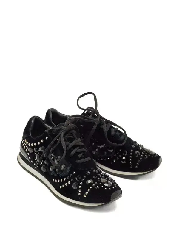 Tory Burch Crystal-embellished Sneakers