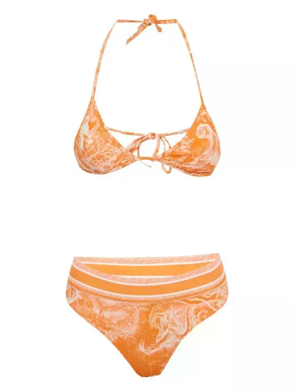 Dior Toile De Jouy Bikini Set - Orange