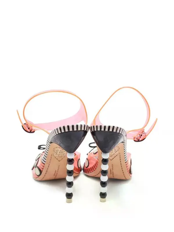 SOPHIA WEBSTER 120mm Striped Sandals