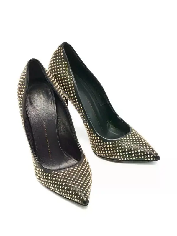 GIUSEPPE ZANOTTI Ester Studded Leather Pumps