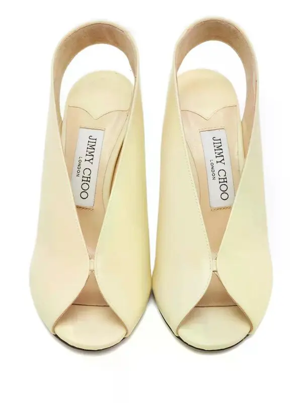 JIMMY CHOO Slingback Leather Pumps