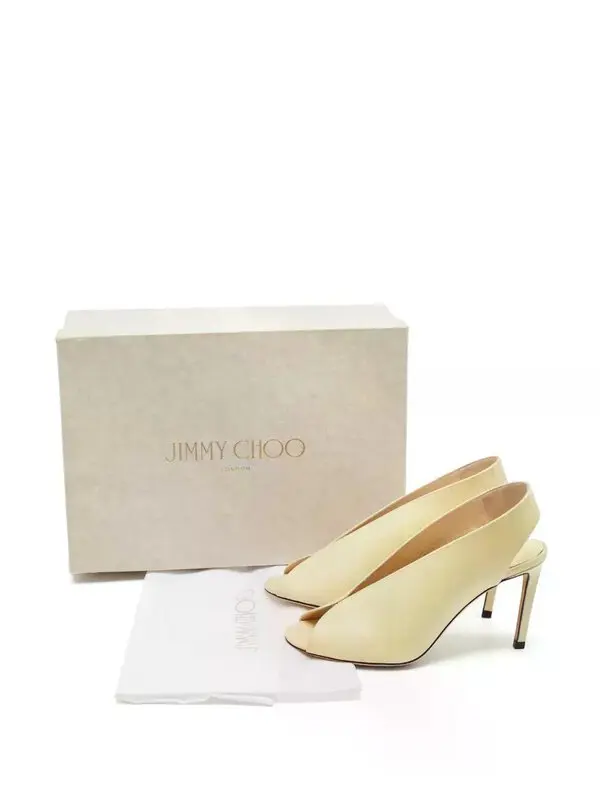 JIMMY CHOO Slingback Leather Pumps