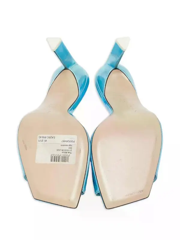 Attico 115mm Devon Leather Heeled Sandals