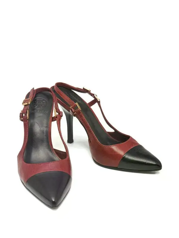 Tory Burch 105mm Leather Slingback Pumps