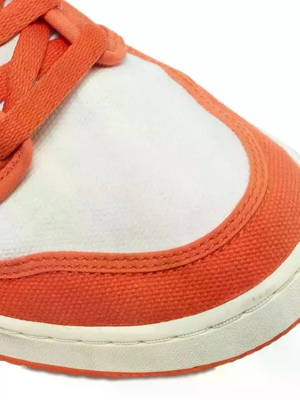 JORDAN Air 1 Leather Sneakers - Orange