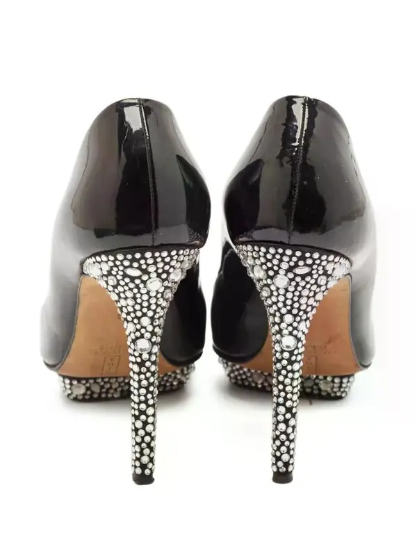 GINA Patent Leather Platform Pumps